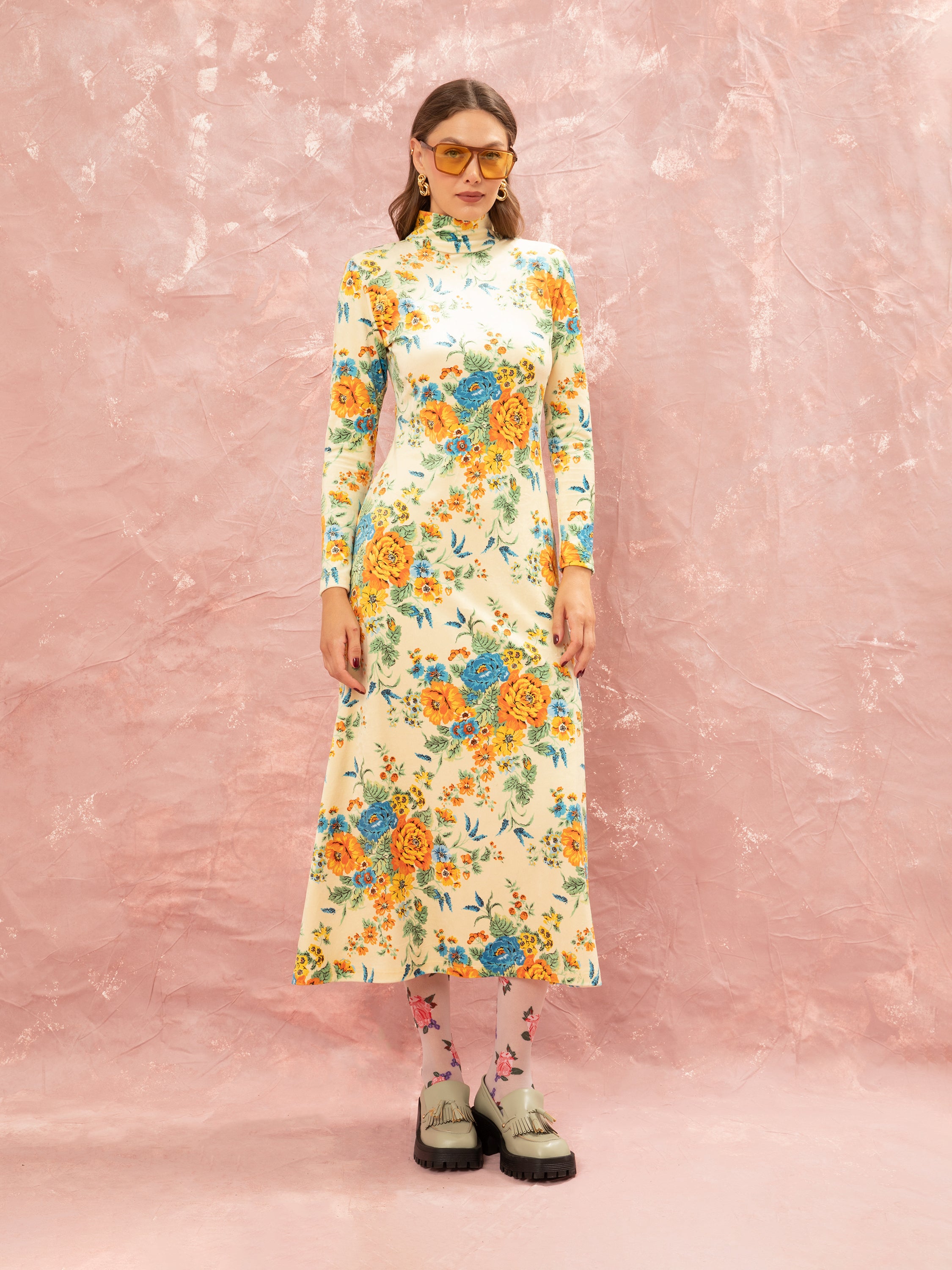 FLUFFY MAXI DRESS - TAPETSARIA CREAM – WE__ARE